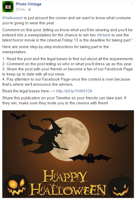 How to Write a Post to Launch a Sweepstakes on Facebook