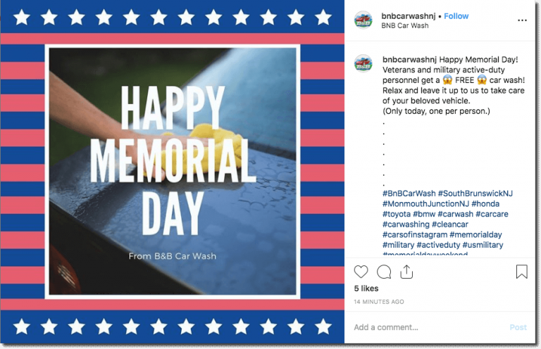 Memorial Day Post Ideas: Celebrate on Social Media | Easypromos