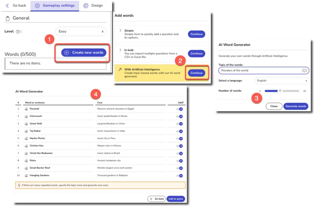 Interactive Gamified Promotions: Word Shuffle