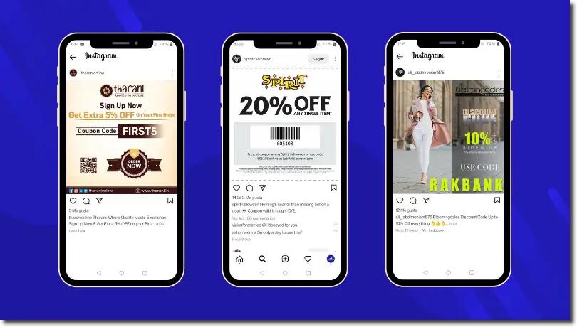 How to distribute coupons and discounts on Instagram