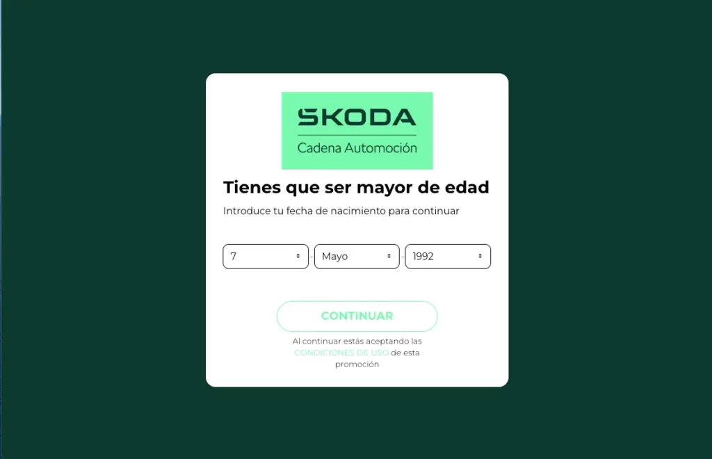 How to Restrict Promotion Entry to Participants Below Legal Age