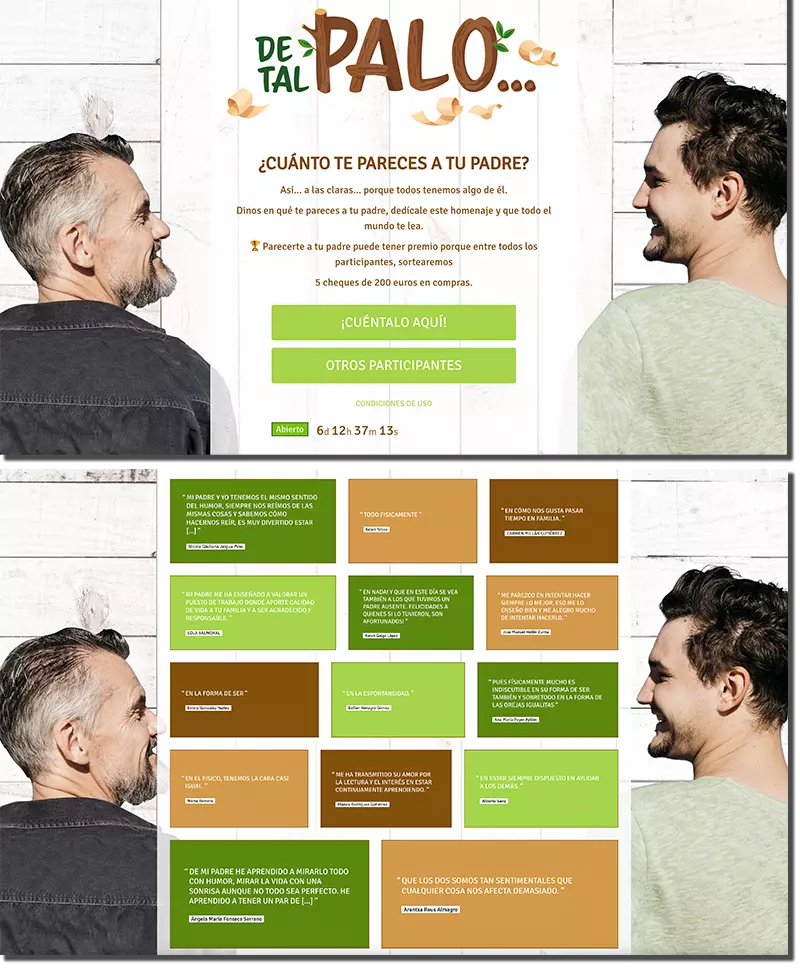 Ideas para lanzar un concurso del Día del Padre