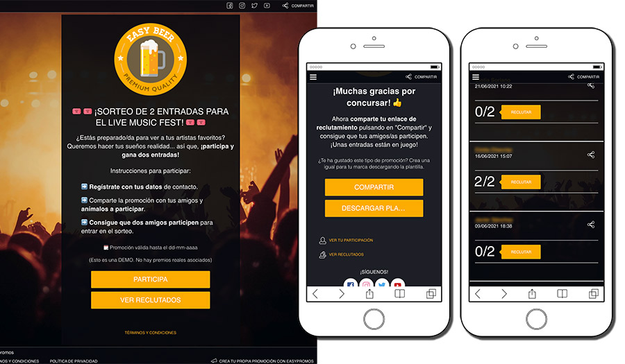 Cómo sortear entradas para un evento en redes sociales