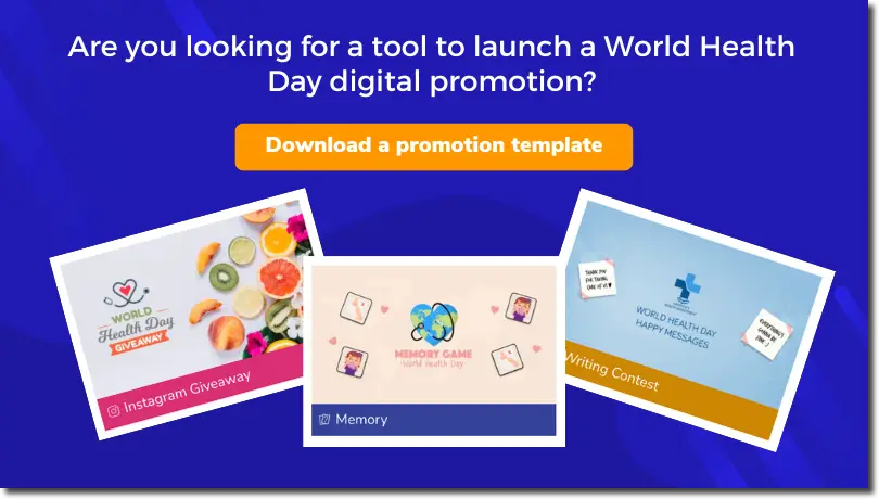 World Health Day campaign ideas for your brand | Easypromos