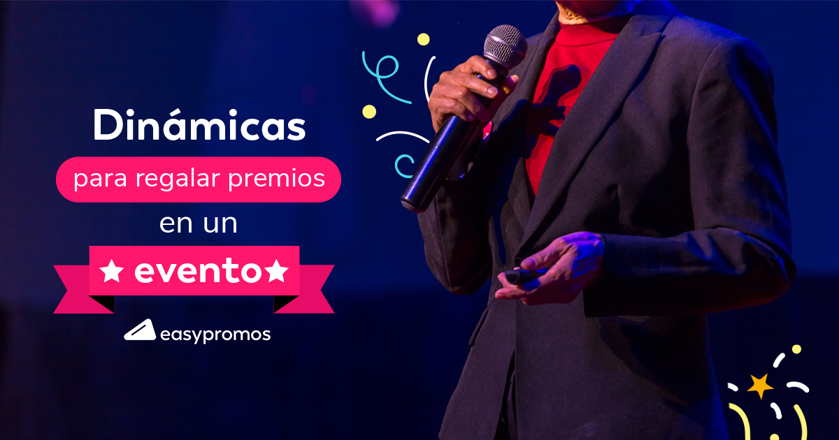 Dinámicas para regalar premios en un evento
