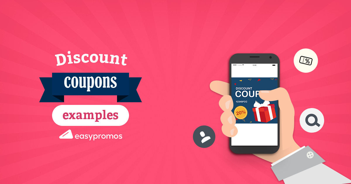 Coupon examples to attract customers to your brand