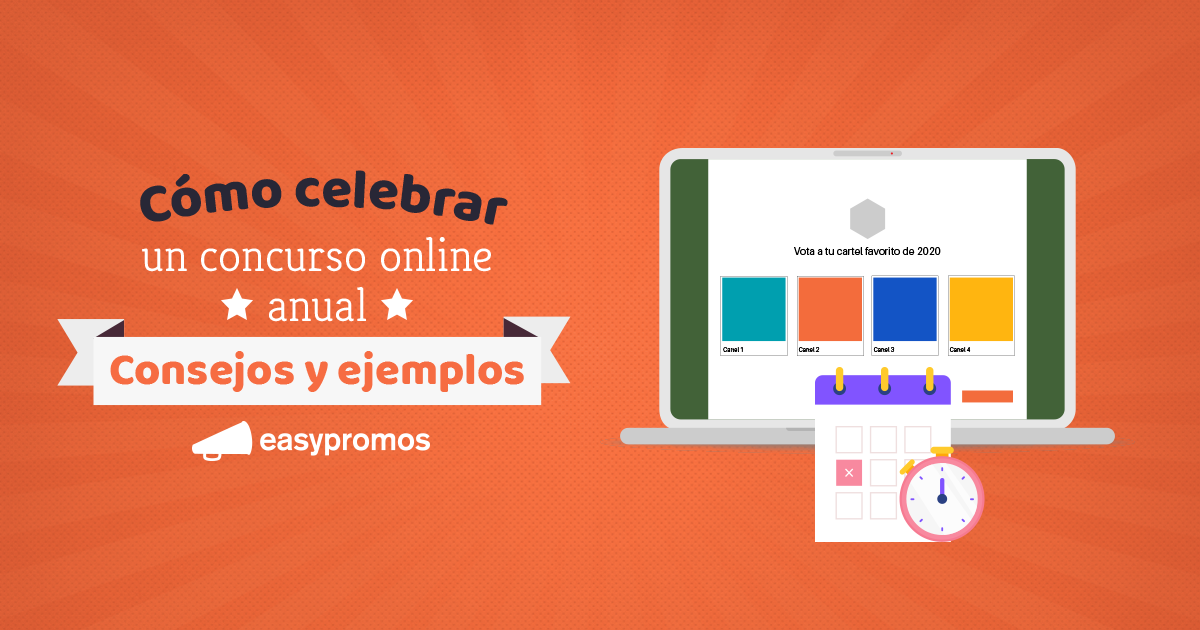 Cómo organizar un concurso online y que se celebre cada año